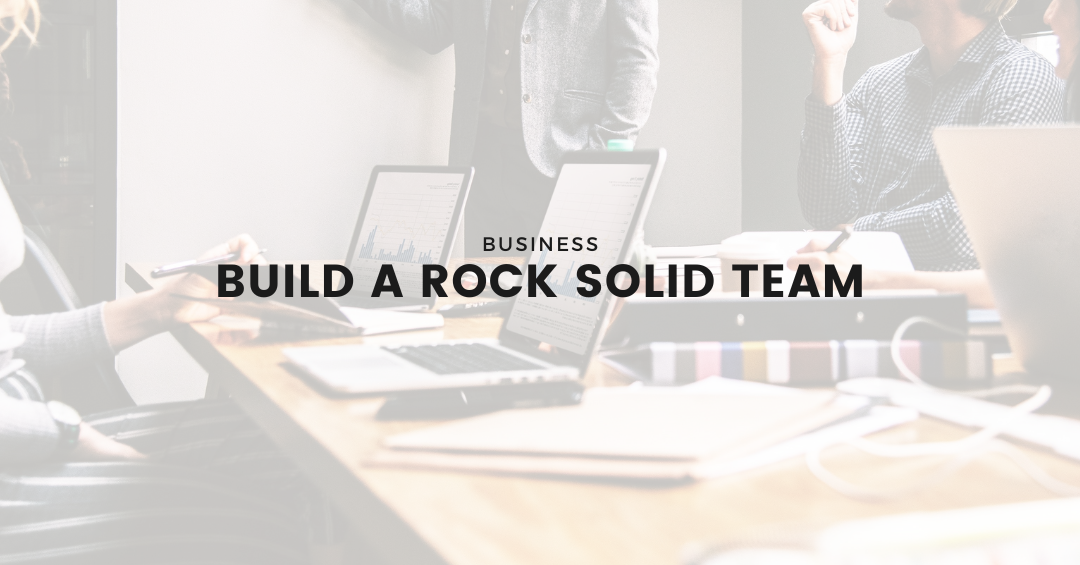 Build a Rock Solid Team — Hanafi Mohd Sam